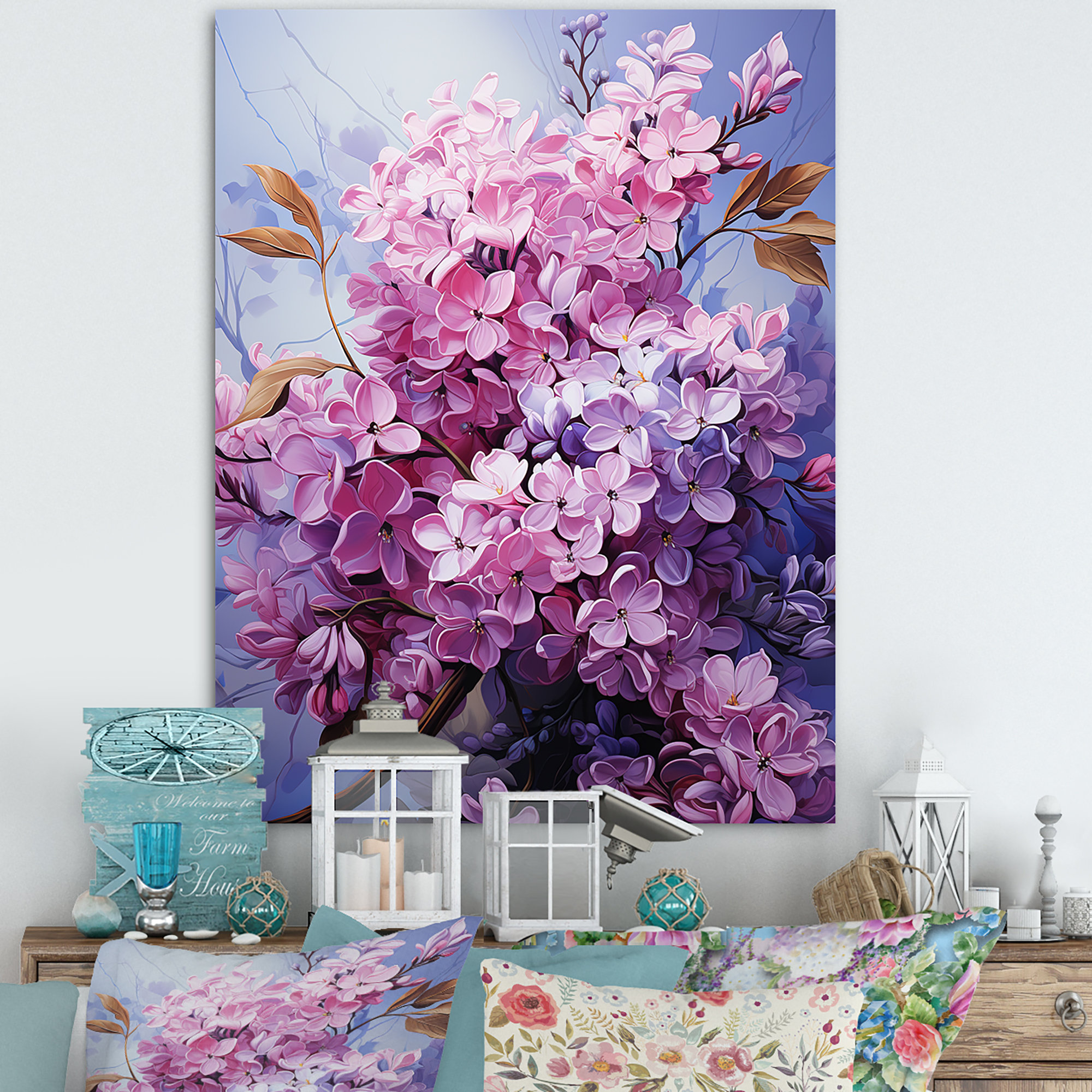 Winston Porter Whispers Of Lilac VI On Canvas Print | Wayfair